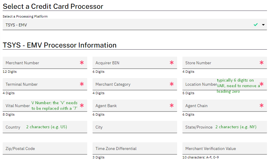 TSYS - EMV – NMI